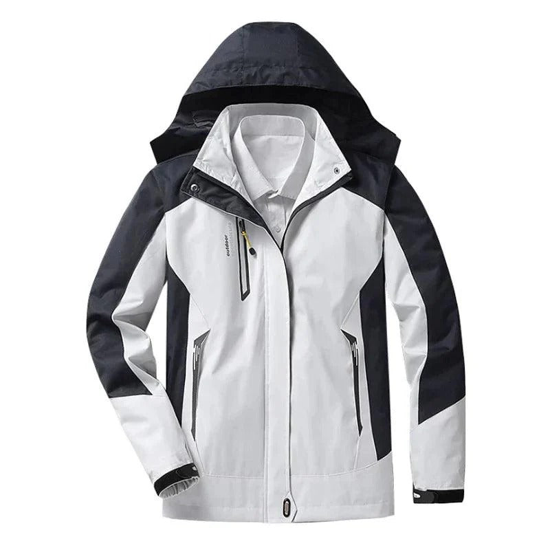 Mara Outdoor Jas | Dames functionele jas met afneembare capuchon en ri ...
